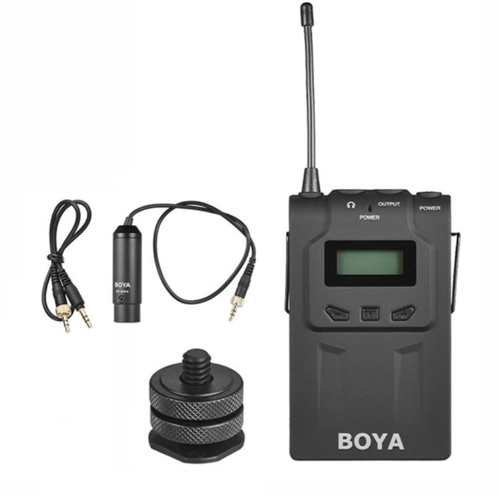Sistema Wireless Boya BY-WM6R Microfone de Lapela Sem Fio UHF com ...
