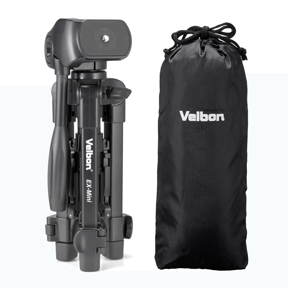 Tripé de Mesa Compacto Velbon EX-Mini - eMania Foto e Video