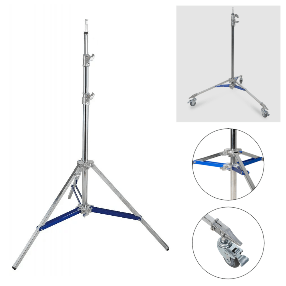 Tripé de Iluminação LS-3000S Light Stand Inox - eMania Foto e Video