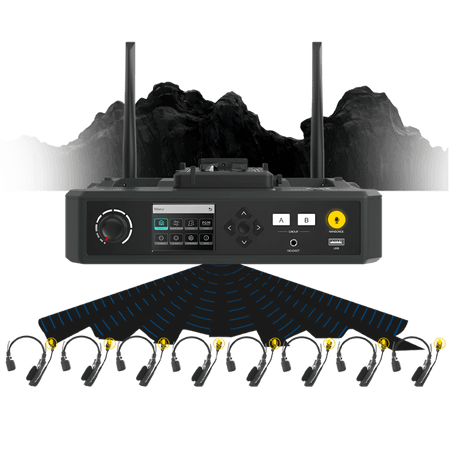 Sistema Hollyland Solidcom C1-HUB8S Wireless - eMania Foto e Video