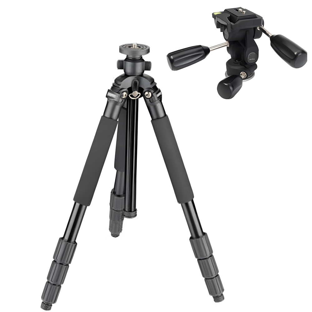 Tripé Profissional com Cabeça Móvel 4Kg - eMania Foto e Video