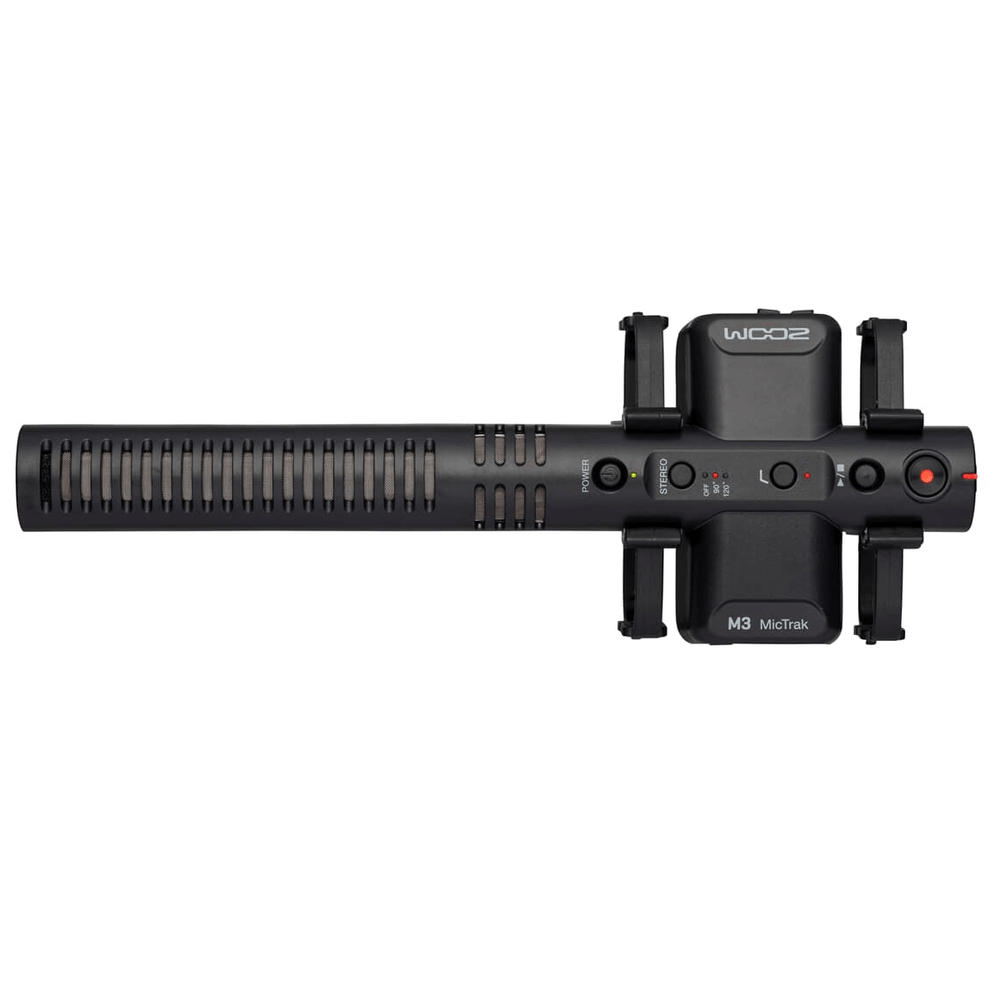 Zoom M3 MicTrak Microfone e Gravador - eMania Foto e Video