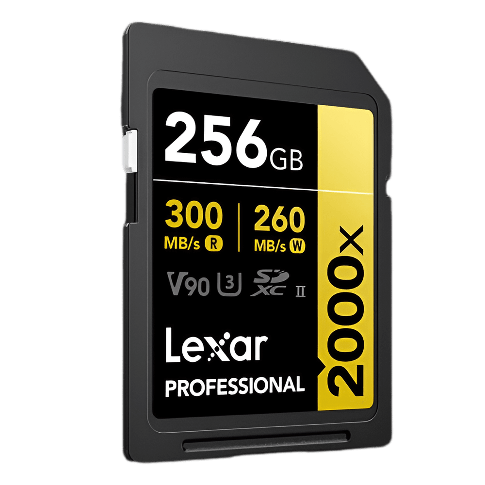 SDXC 256Gb Lexar Gold 2000x 8K UHS-II / V90 - eMania Foto e Video