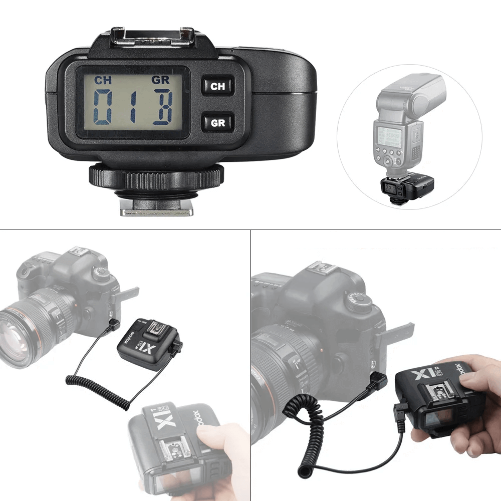 Receiver Godox X1R-N Wireless TTL Nikon - eMania Foto e Video