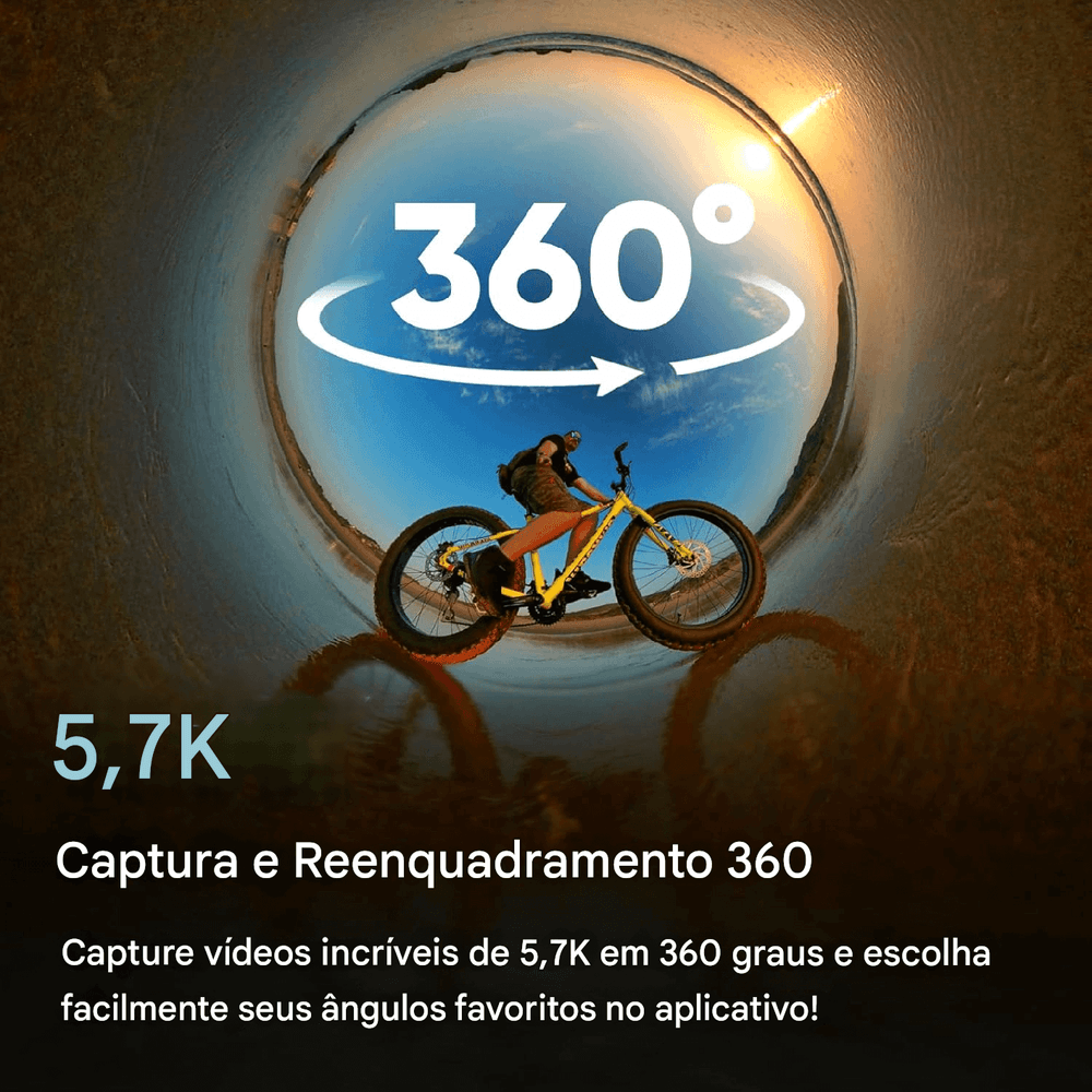 Câmera Insta360 X3 360° Adventure Kit - WorldView