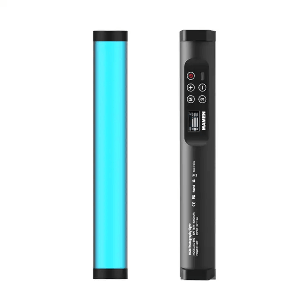 Iluminador LED Mamen SL-B02 RGB BiColor - eMania Foto e Video