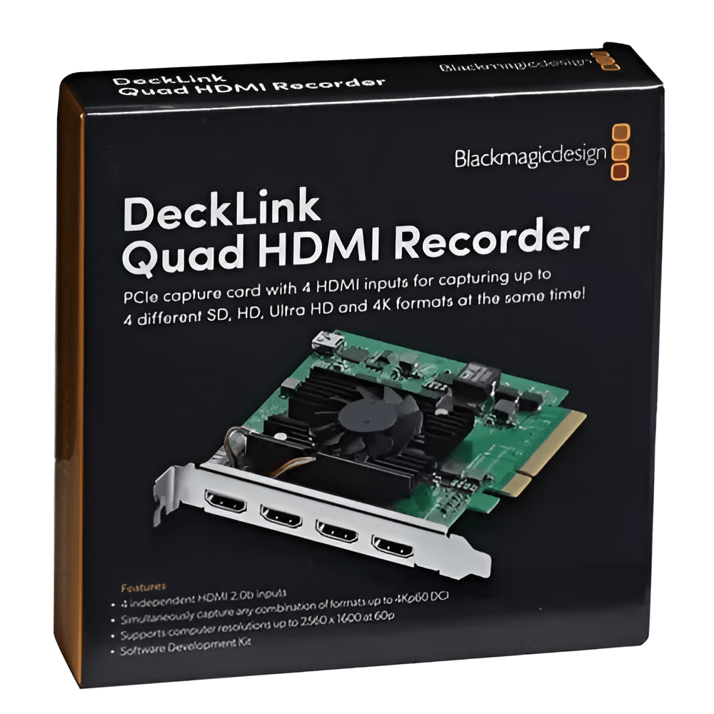Blackmagic Design DeckLink Quad HDMI 4K - eMania Foto e Video