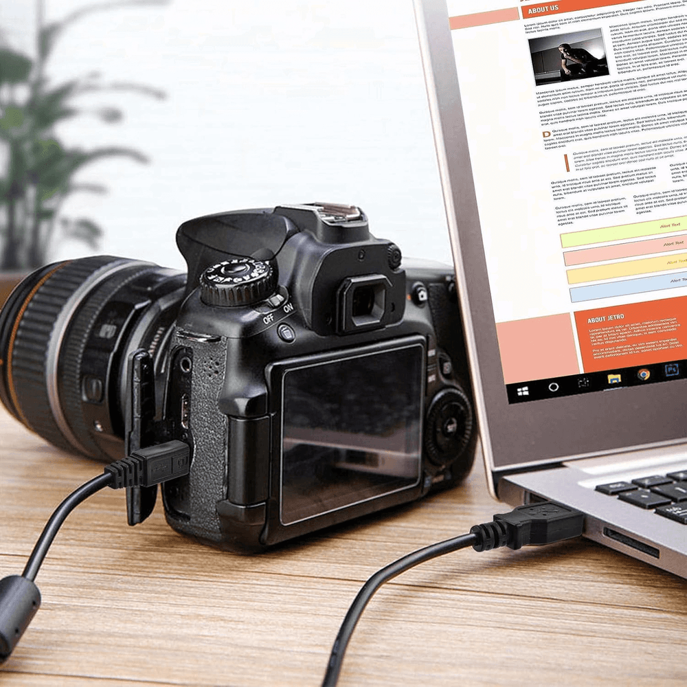 Cabo Micro-USB (USB-B) para Canon - eMania Foto e Video