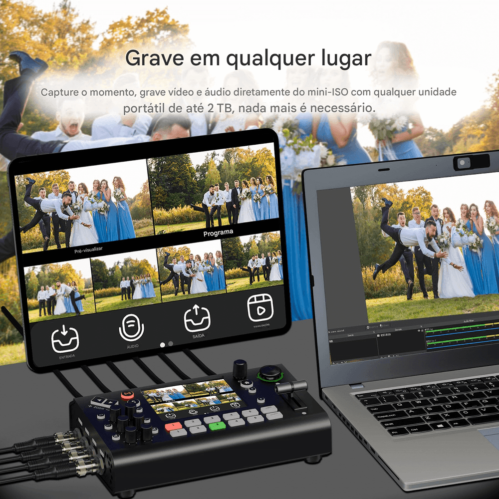 Switcher RGBlink mini-ISO HDMI SDI NDI - eMania Foto e Video