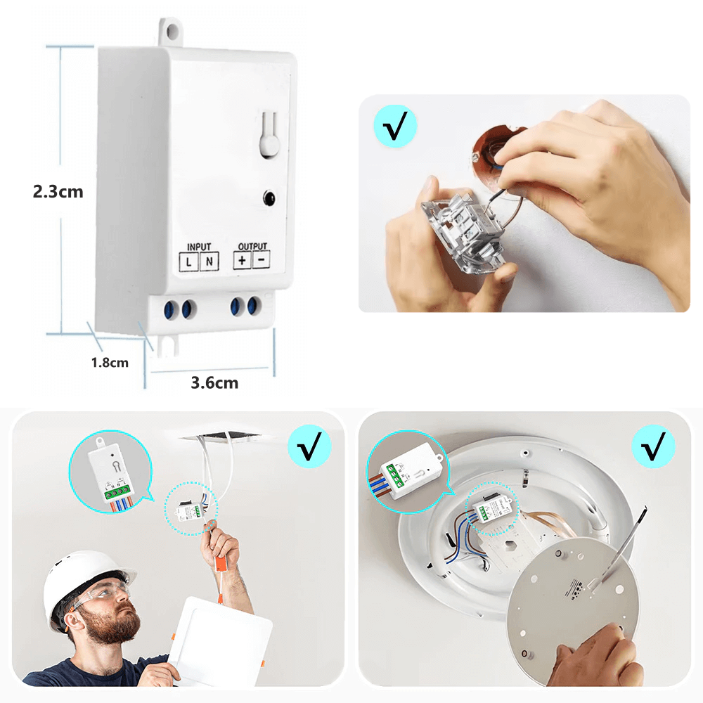 Interruptor Sem Fio 433MHz Remoto 3 Teclas - eMania Foto e Video