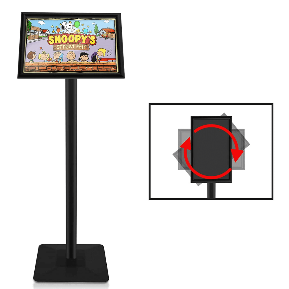 Pedestal Expositor Stand Frame A3 - eMania Foto e Video