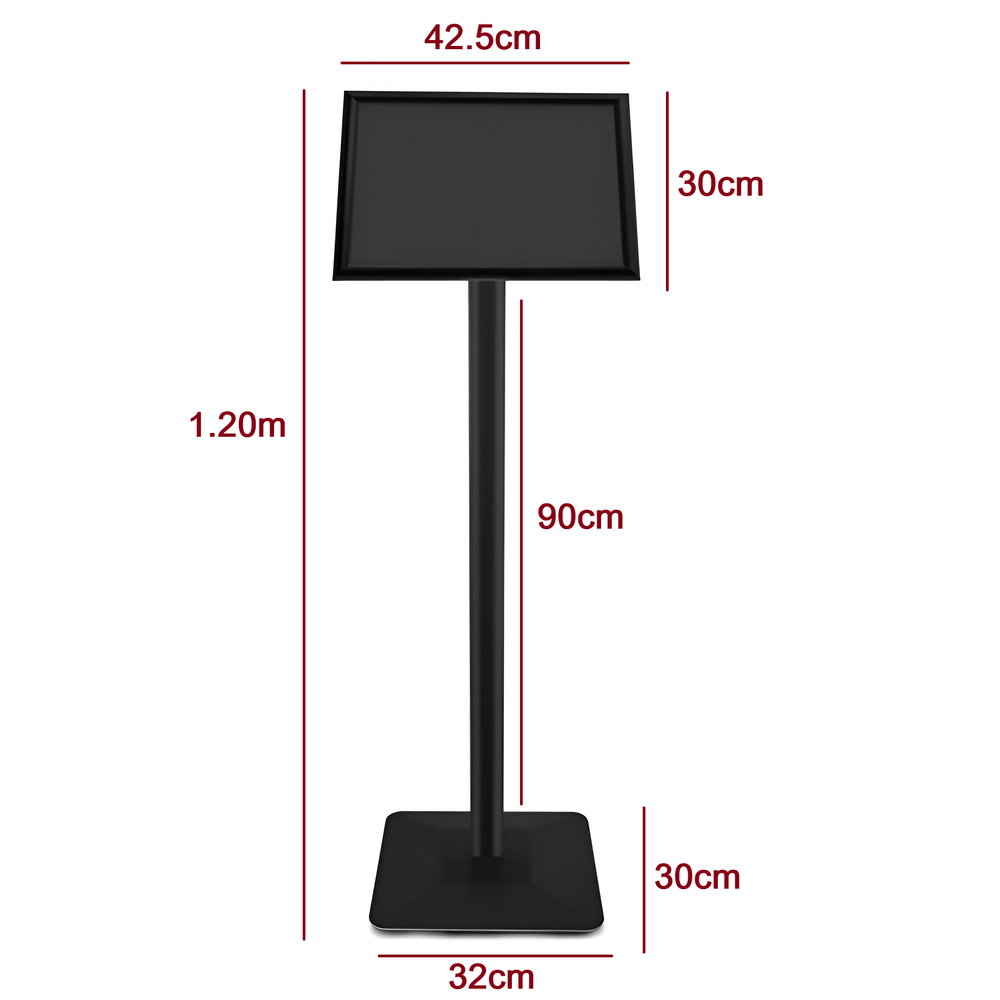 Pedestal Expositor Stand Frame A3 - WorldView