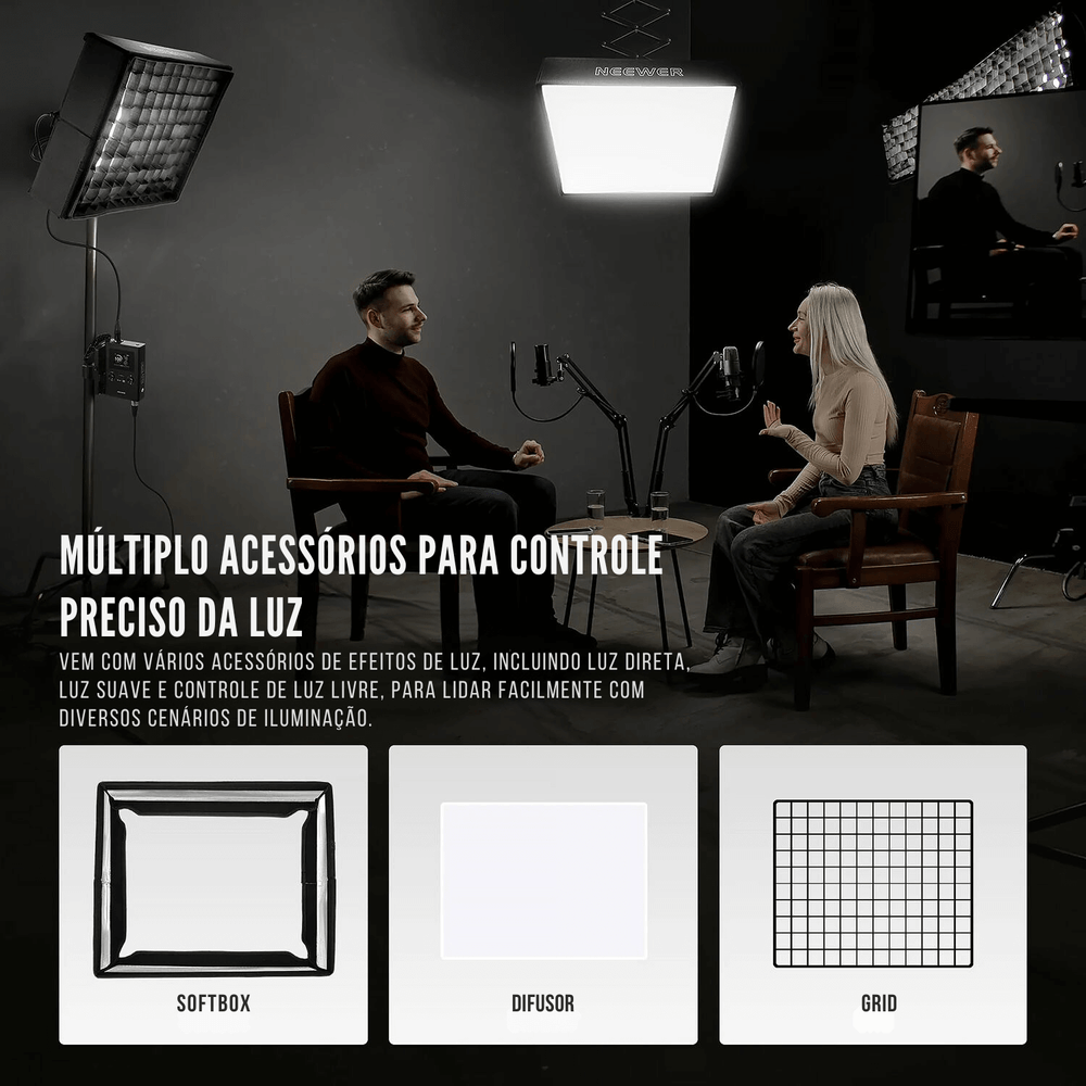 Neewer FL100C RGB Flexible LED Light Mat - eMania Foto e Video