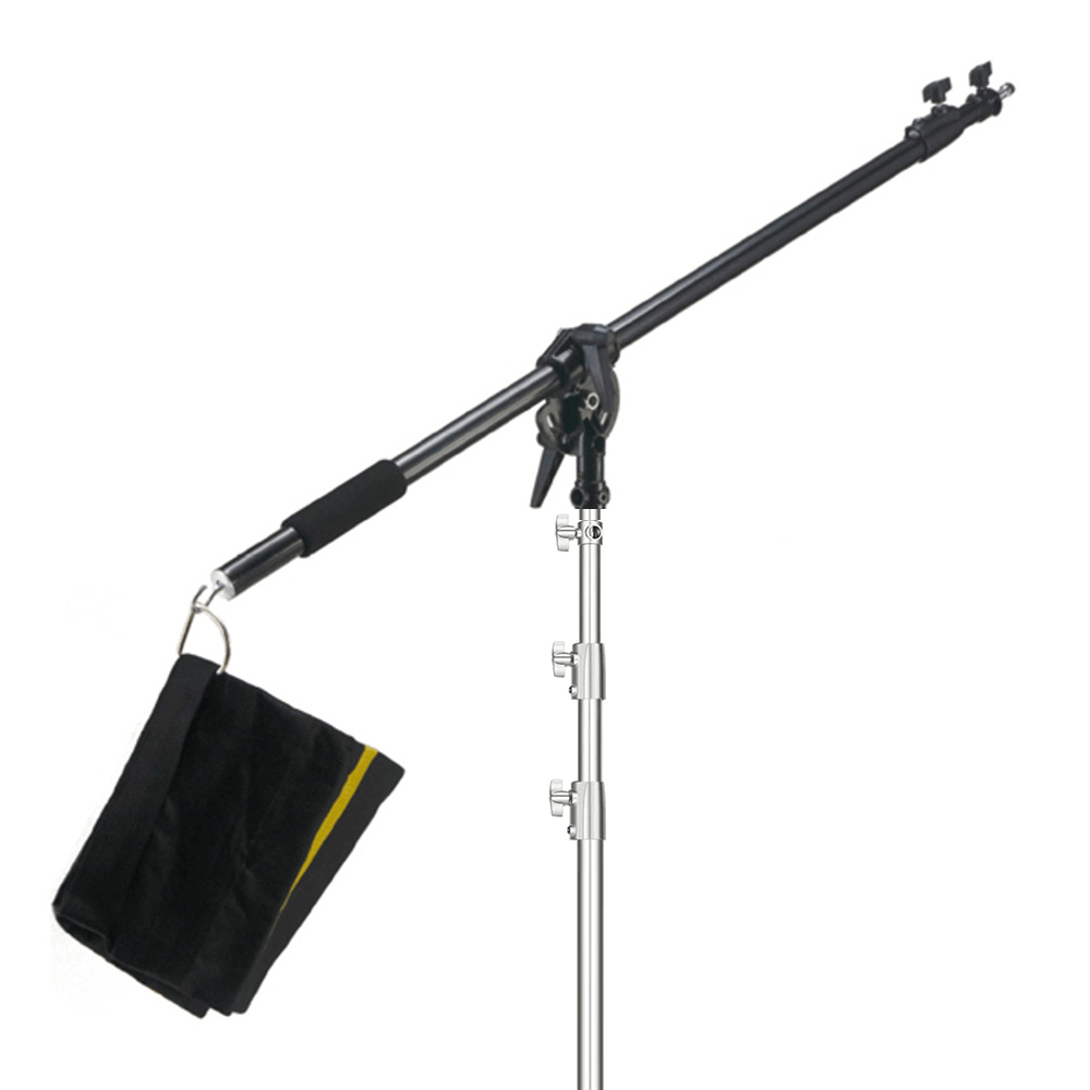 Kit Girafa de Iluminação Tripé Light Stand - eMania Foto e Video